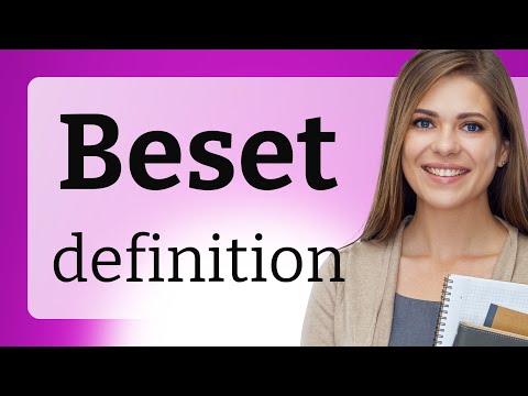 Beset • definition of BESET