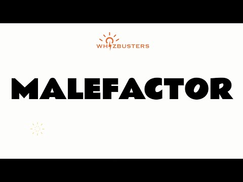MALEFACTOR (noun) Meaning, Pronunciation and Examples in Sentences | GRE GMAT LSAT SAT ESL TOEIC