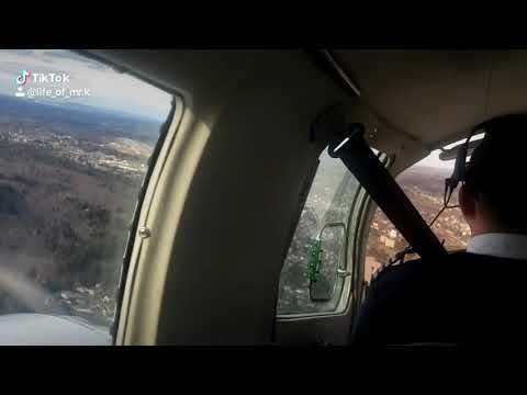 Taking the Sesna into Augusta, Maine!
