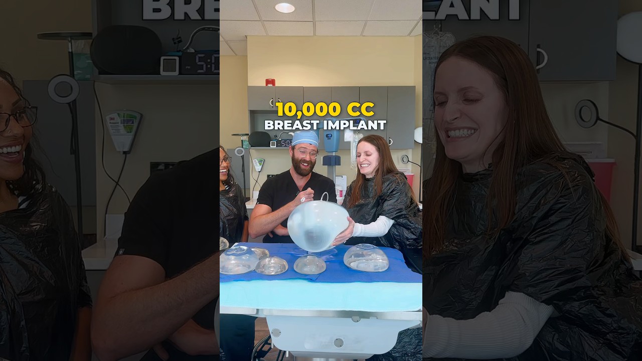 WORLD RECORD LARGEST BREAST IMPLANT! 10,000cc!!