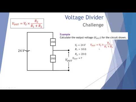 Voltage divider challenge