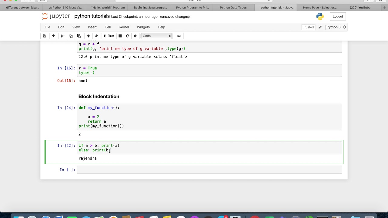 4 python block indentation