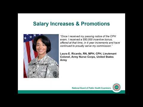 Certified in Public Health CPH Army Nurse Corps