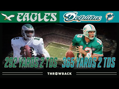 Cunningham vs Marino is a Forgotten Legend Matchup! (Eagles vs. Dolphins, 1990 Week 14)