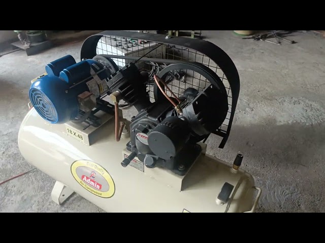 Double Cylinder Reciprocating Compressor - 5 HP Double Cylinder Single ...