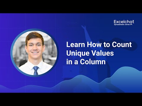Learn How to Count Unique Values in a Column