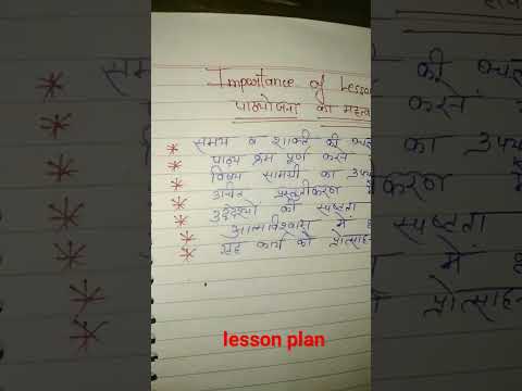 @lesson plan definition and importance @nidhisrivastava1665