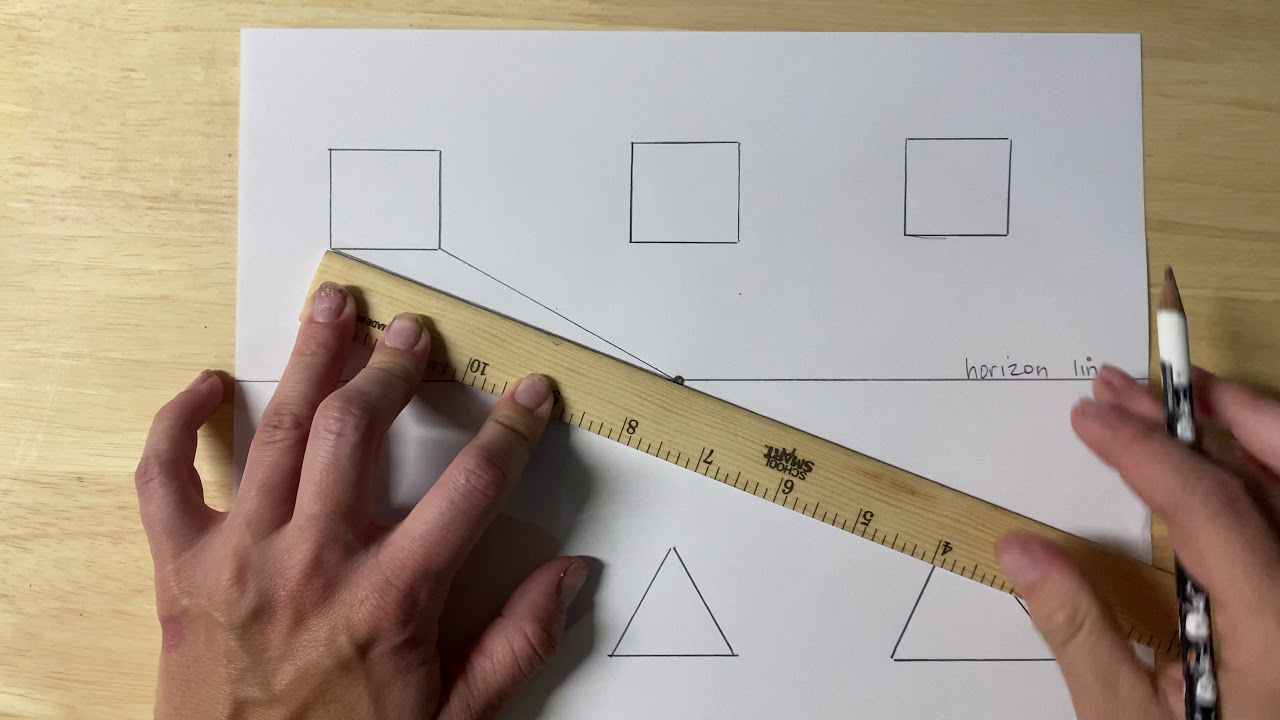 One-Point Perspective Practice