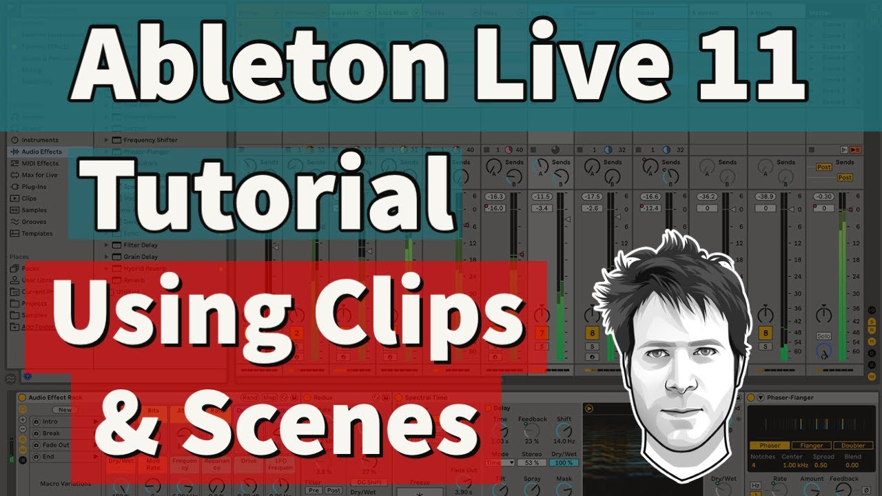 Ableton Live 11 Tutorial - Using Clips & Scenes