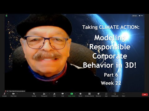 Week 21 - TAKING CLIMATE ACTION | Modeling Corporate Behavior in 3D! - Part 6 - 6-7-23