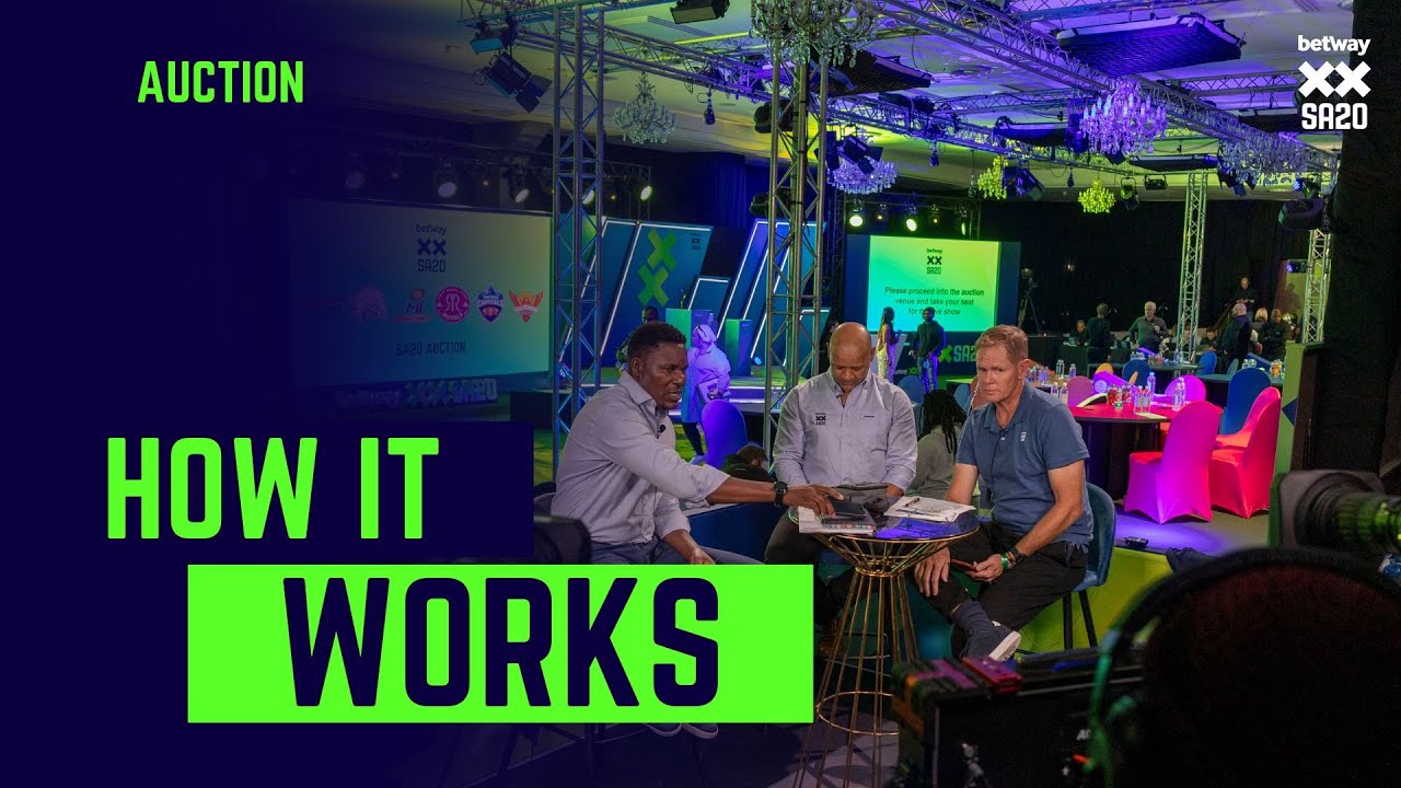 Auction Explainer | Video | Betway SA20