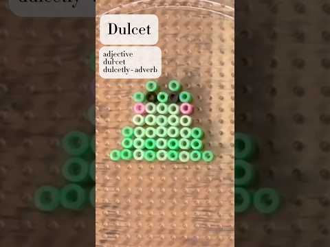 'Dulcet' Word Definition & Pronunciation | Satisfying Crafting | #dictionary #newwordsdaily #dulcet