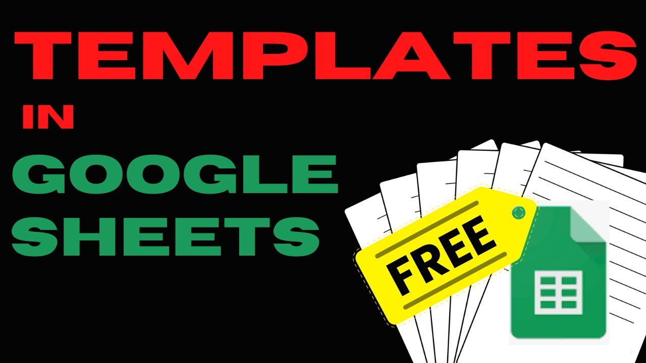 How to use Google Sheets Templates | Download & use FREE Templates from Internet