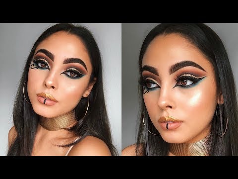 Cleopatra Makeup Tutorial - Cleopatra Halloween Eye Makeup How To