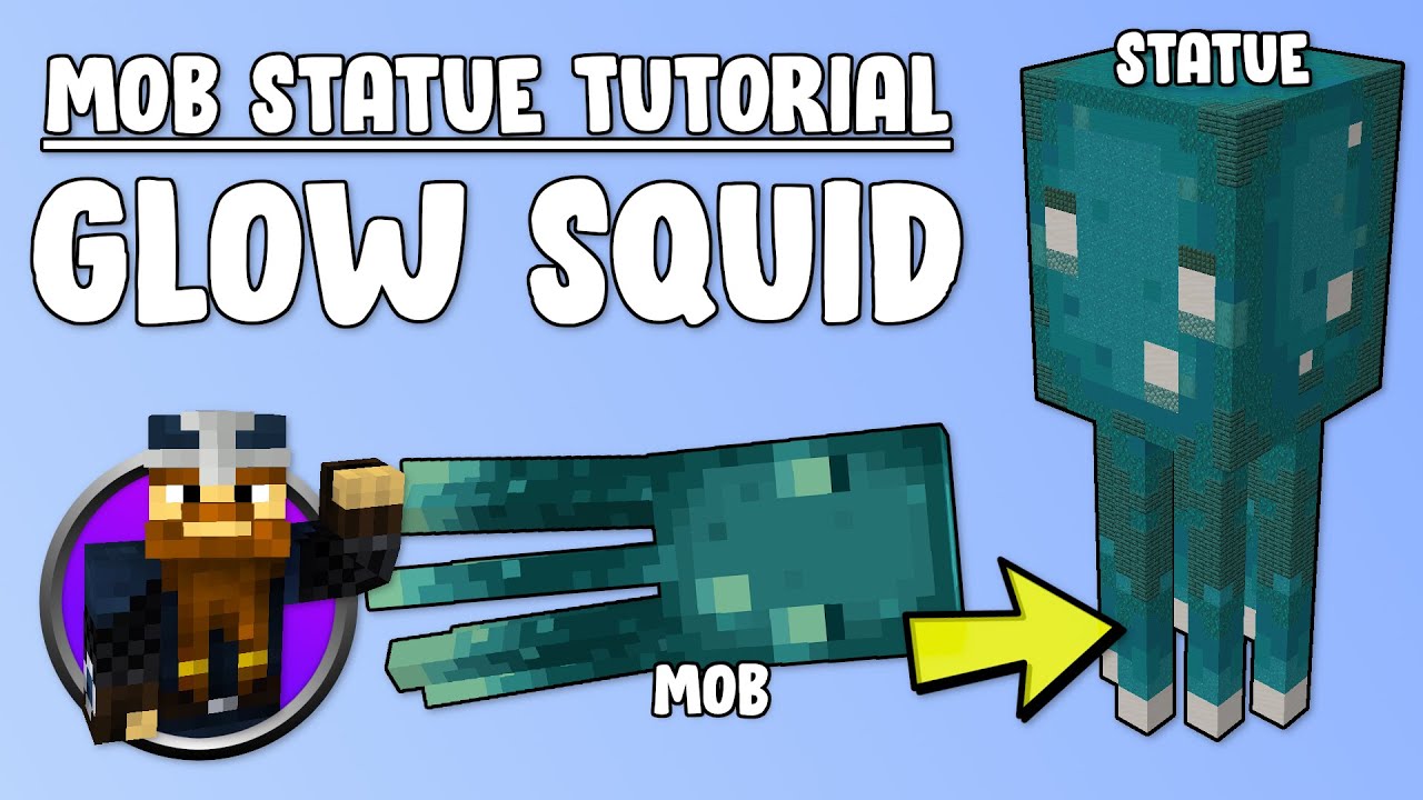 Squid Minecraft Pixel Art
