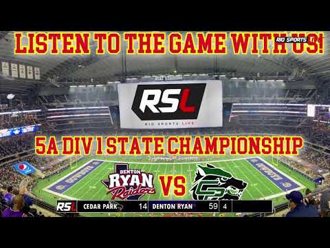 5A DI State Championship | Denton Ryan vs. Cedar Park 1/15/21
