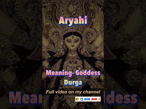 Goddess Durga Inspired Baby Girls Name | Top 5 Goddess Durga Names For Girls #shorts #shortsfeed