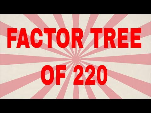 Factor tree of 220|Prime factor tree