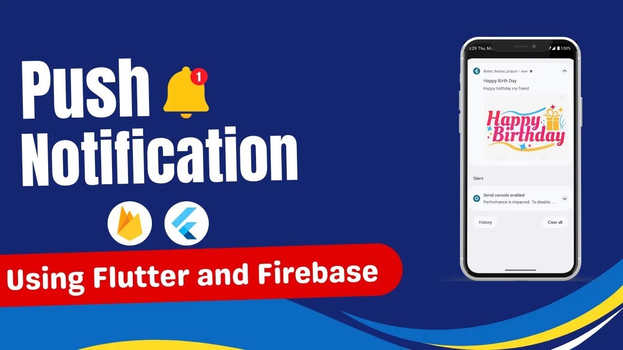 FCM Push Notification Flutter || Send Push Notifications in Flutter with Firebase