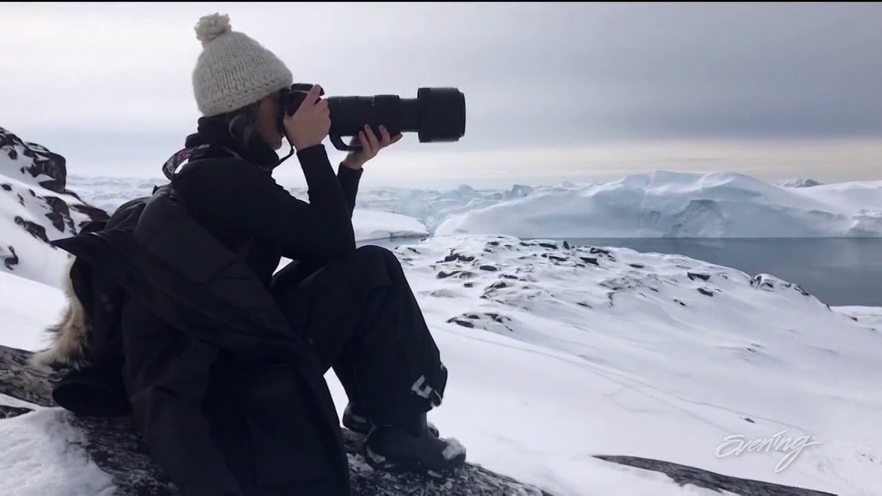 Icebergs are frozen in time by this artist - KING 5 Evening