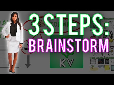 3 Tips: HOW TO BRAINSTORM ► Brainstorming Techniques | Brainstorming Exercises ★ How to Brainstorm!