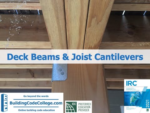 Deck Beam Spans and Joist Cantilevers