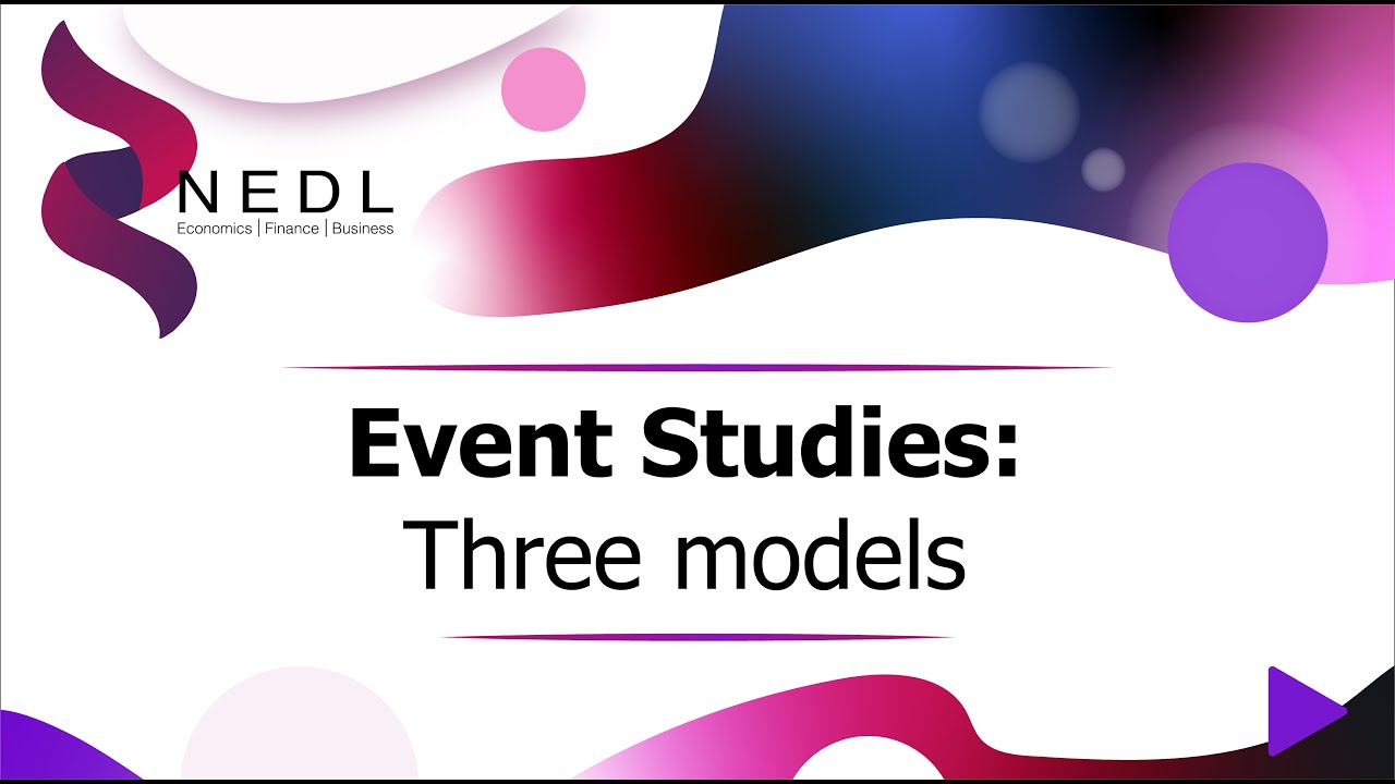 Event Studies: Constant return, market-adjusted, and CAPM (Excel)