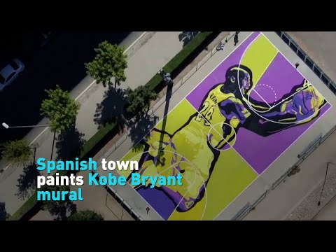 Spanish town honors Kobe Bryant with mural