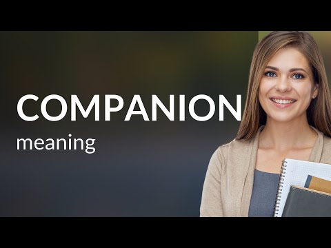 Unlocking the Meaning of "Companion"