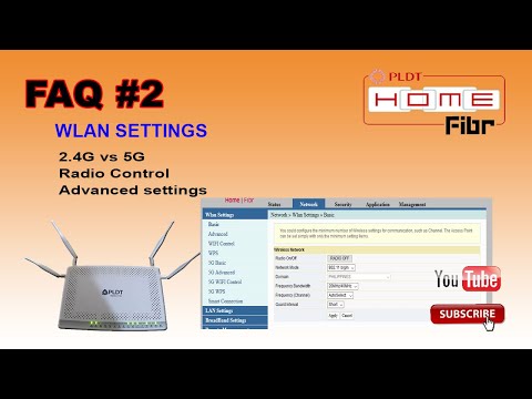 FAQ #2 WLAN settings PLDT Home Fibr