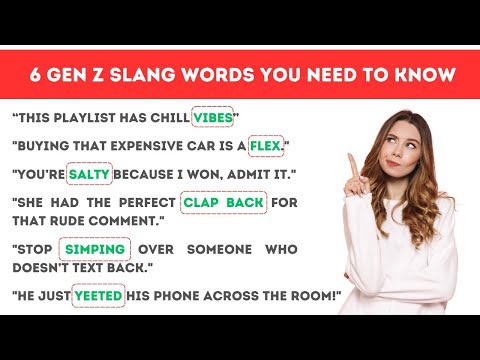 6 Gen Z Slang Words You NEED to Know with Fun Examples #genz #spokenenglish