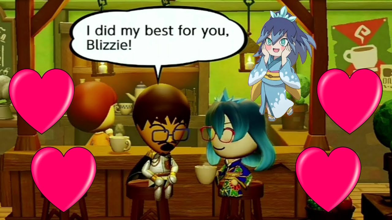 Romantic Café Scene w/ Me & Blizzie - Miitopia | [LSF]Chaz