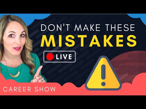 🔴5 Common Resume MISTAKES To Avoid + LIVE Resume Reviews