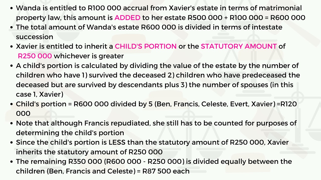 #PVL2602 #UNISA ASSIGNEMENT 1 INTESTATE SUCCESSION CALCULATIONS