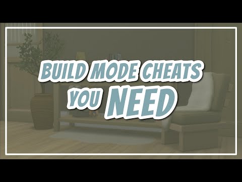 build mode cheats you NEED in the sims 4