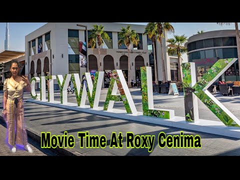 Roxy Cenima Movie Time in CITY WALK DUBAI// watching SCOOBI AND TENENT MOVIE