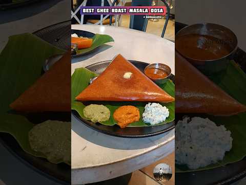 💯 Best Ghee Roast Masala Dosa at Church Street #bangalore #masaladosa #churchstreet #gheeroast #dosa