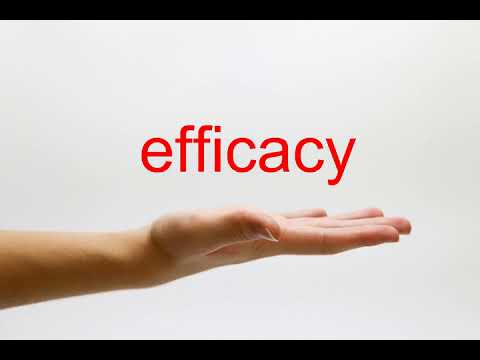 How to Pronounce efficacy - American English