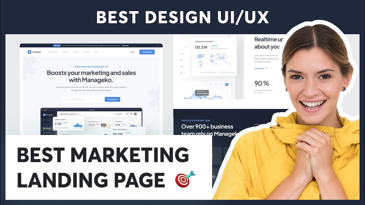 Unique Sales Management Dashboard - EXCELLENT UI/UX Design