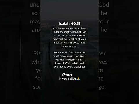 Renew Your Strength in the Lord | Isaiah 40:31 Encouragement
