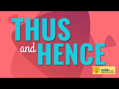THUS vs HENCE