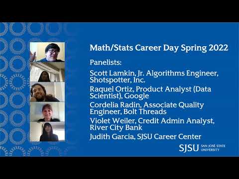 SJSU Math/Stats Career Day 2022