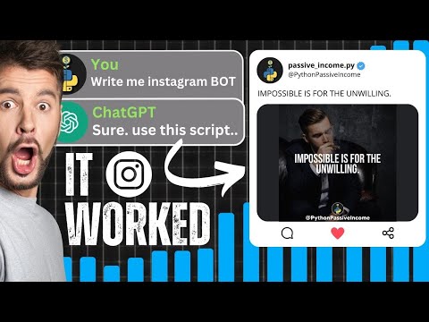 This Instagram BOT Generates Motivational Posts Free Instagram Followers 2023 ChatGPT Hacks!