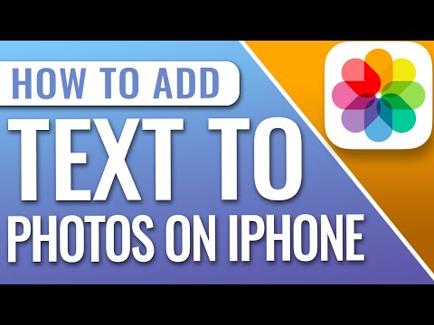 How To Add Text To Pictures On iPhone