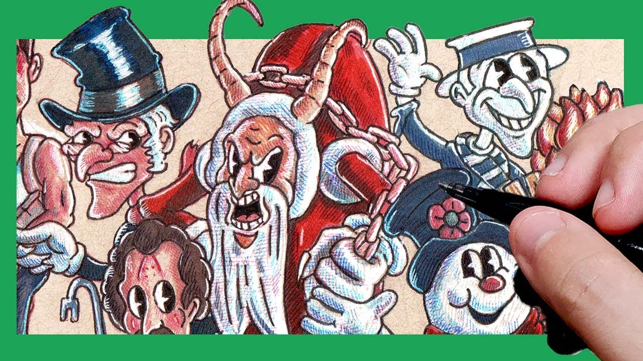 If Christmas Characters were Vintage cartoons: Part 1