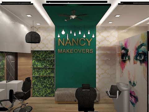 Nancy Makeovers Rampur | design by Krsna desizn | makeup studio design | interior design | studio |