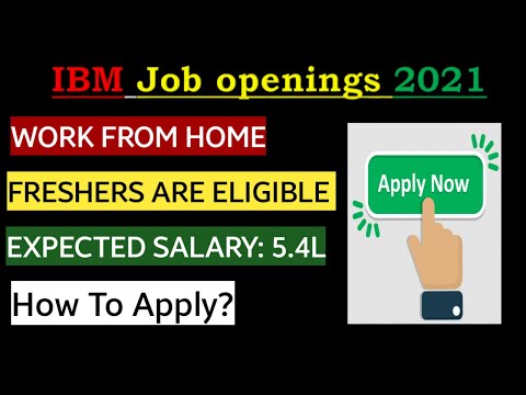 IBM Jobs for Freshers 2021 | Financial Analyst Role | Work From Home(During covid) | Salary 5 LPA |
