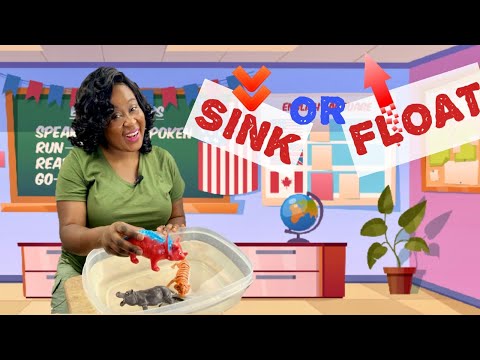 Sink or Float with MsJanet | Cool Science Experiment for kids | Educational videos for kids