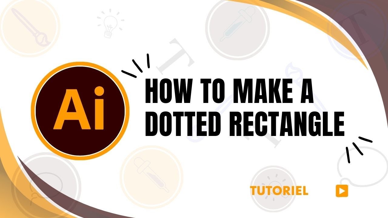 How to make a dotted rectangle in Illustrator