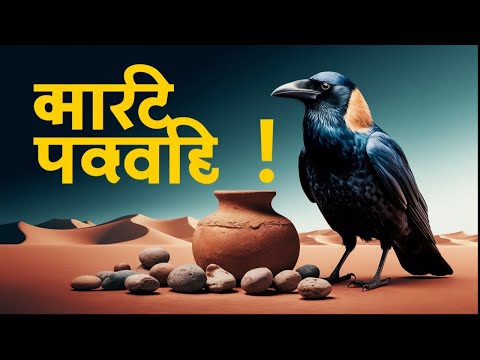 प्यासा कौवा की अक़्लमंदी! 😍 | Thirsty Crow Moral Story in Hindi | Pyasa Kauwa Kahani | #Viral